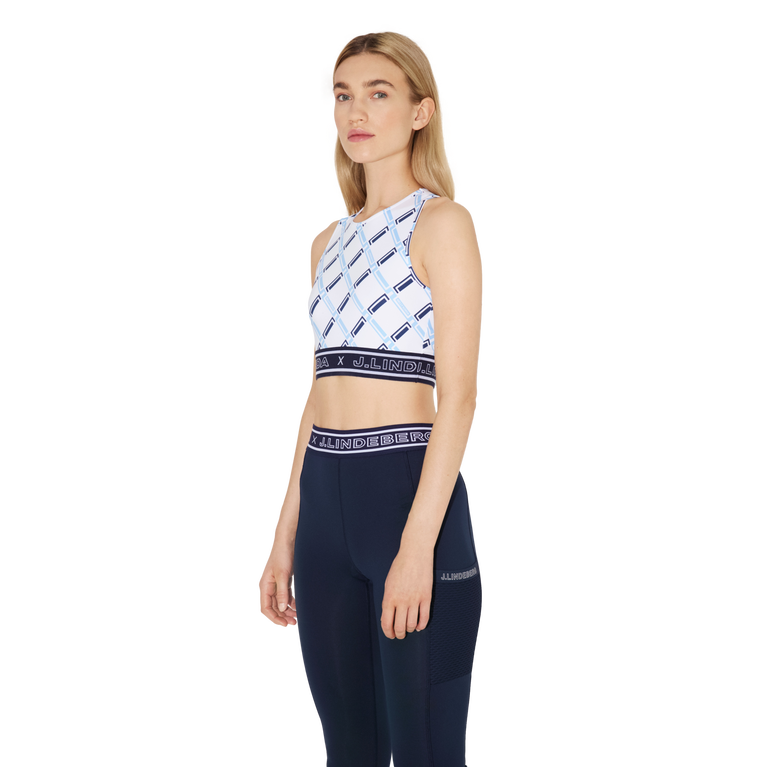 J Lindeberg Nelly Korda Cropped Sport Top Pga Tour Superstore